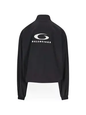 Balenciaga Logo Zip Sweatshirt