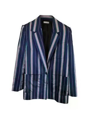 Nina Ricci Striped Single-breasted Blazer