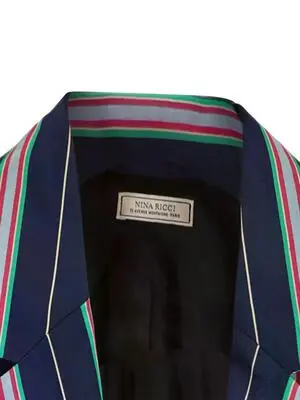 Nina Ricci Striped Single-breasted Blazer