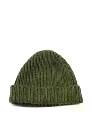 Bottega Veneta Ribbed Beanie - Green