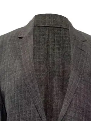 BOSS Checked Single-breasted Blazer