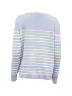 Bogner Striped Crew-neck Sweater