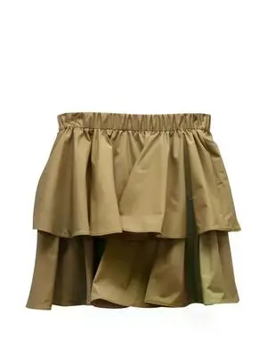 JASON WU Tiered Flared Mini Skirt