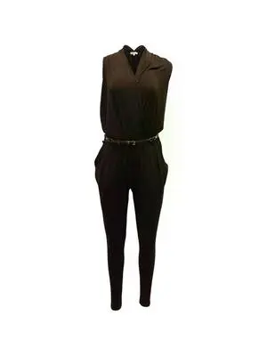 Michael Kors Belted Jumpsuit - Brown