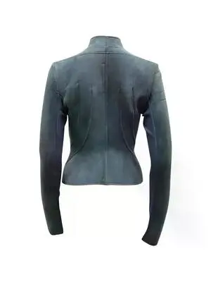 Rick Owens Campala Paneled Suede Jacket