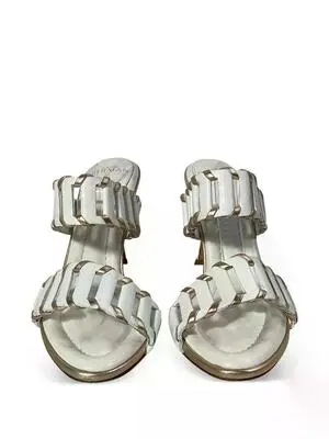ALEXANDRE BIRMAN Cutout Leather Sandals