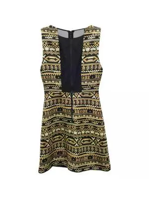 Alice + Olivia Jacquard Mini Dress