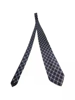 Ermenegildo Zegna Geometric-pattern Neck Tie