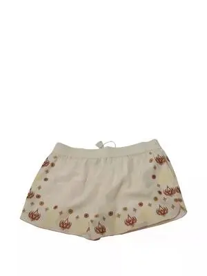 Rachel Zoe Stephanie Embroidered Drawstring Shorts