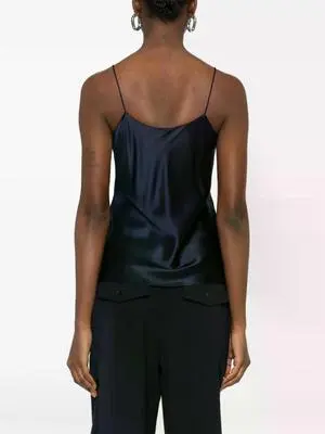 IVORY PARIS Spaghetti-strap Tank Top - Blue