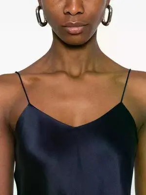 IVORY PARIS Spaghetti-strap Tank Top - Blue