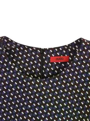 BOSS Graphic Scalloped Top