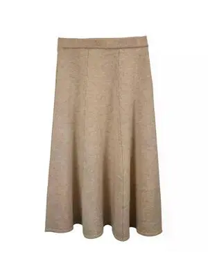 LoveShackFancy A-line Wool Skirt