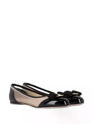 FERRAGAMO Bow-detail Ballet Flats