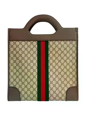 Gucci Gg Supreme Ophidia Vertical Tote