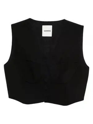 Sandro Short Sleeves Vests For Women