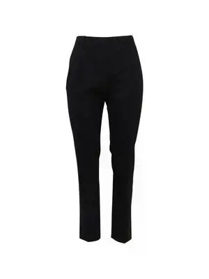 Black Slim Leg Trousers