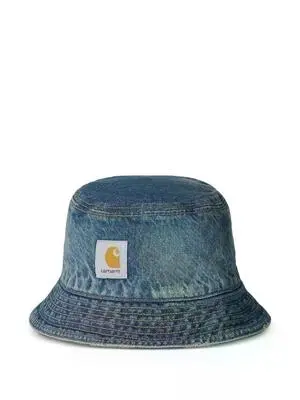 Carhartt Work In Progress Aden Square-label Bucket Hat - Blue
