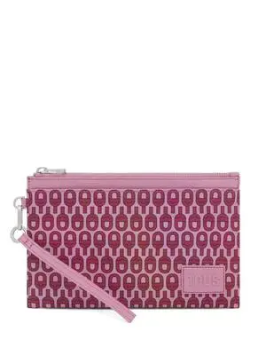 TOUS Patterned Wristlet Wallet - Pink