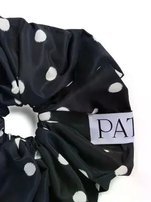 PATOU Polka-dot Volume Scrunchie - Black