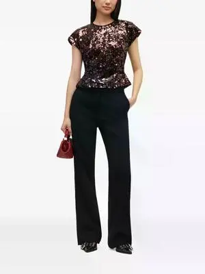 GANNI Sequin-embellished Blouse