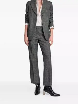 Dorothee Schumacher Glen Plaid Peak-lapel Blazer