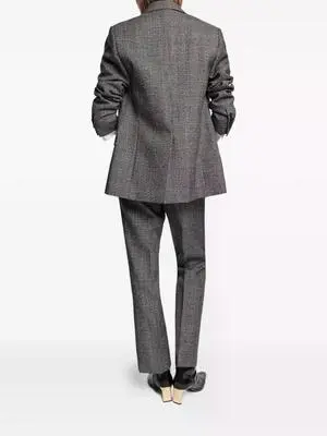 Dorothee Schumacher Glen Plaid Peak-lapel Blazer