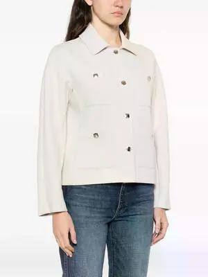 Max Mara Pocket Jersey Jacket - Neutrals