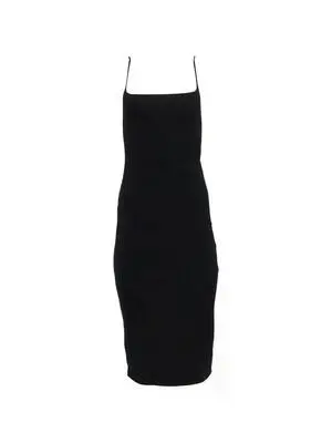 REFORMATION Fitted Midi Dress
