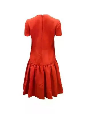 Alexander McQueen Drop Waist Tie Dress