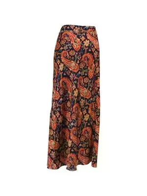 Rabanne Paisley-print Long Skirt