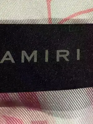 Amiri Patterned Silk Shirt