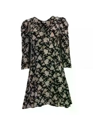 LoveShackFancy Juree Floral-print Mini Dress