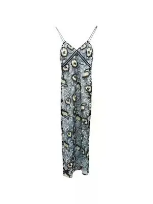SELF-PORTRAIT Embroidered Slip Dress