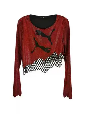Balmain Long Sleeve Performance Tops For Women