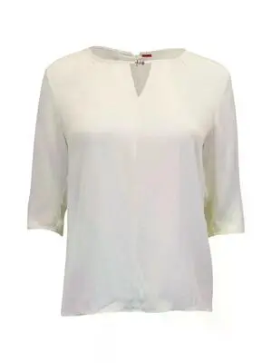 BOSS Keyhole Quarter-sleeves Top