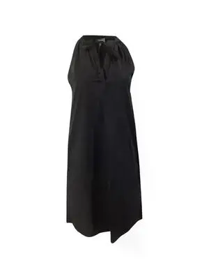 Theory Gathered Neckline Tie Dress
