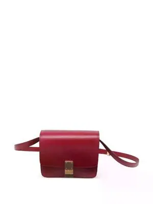 Celine Small Classic Box Shoulder Bag - Red