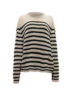 Ulla Johnson Striped Crew Neck Sweater