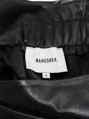 Nanushka Faux-leather Wrap Skirt