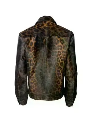 TOM FORD Leopard-print Buttoned Jacket