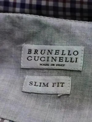 Brunello Cucinelli Check-pattern Buttoned Shirt