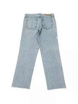 GRLFRND Helena Frayed-hem Jeans