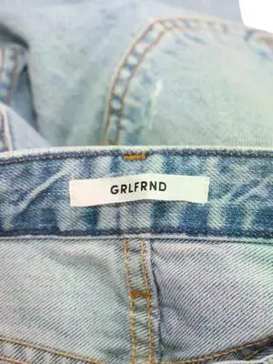 GRLFRND Helena Frayed-hem Jeans