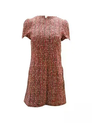 Alexander McQueen Tweed Rear-zip Dress