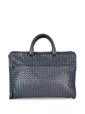 Bottega Veneta Intrecciato Top Zip Briefcase