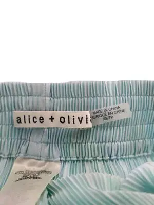 Alice + Olivia Elba Plissé Trousers