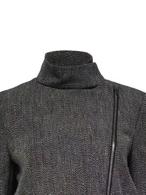 JOSEPH Zipped Tweed Biker Jacket