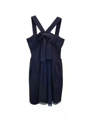 Maje Bow-detail Mini Dress