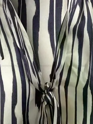 Theory Zebra-print Long-sleeve Blouse